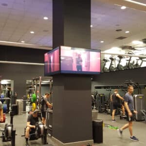 TV around column - Compact Monitor Systems Australia